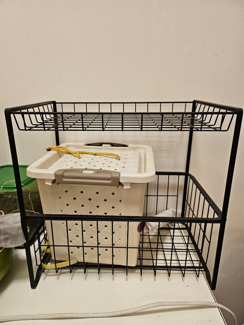 Small 2 tier rack, Furniture & Home Living, Home Improvement ...