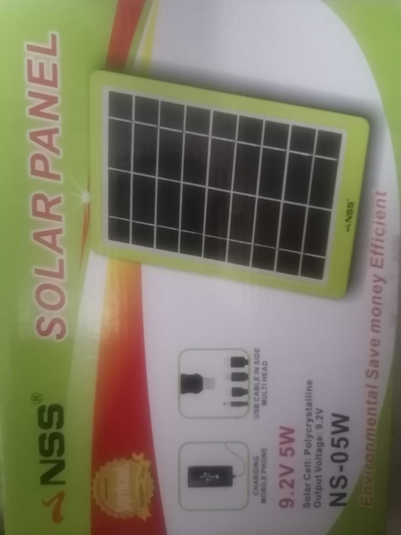 Solar Panel phone charger, Mobile Phones & Gadgets, Mobile & Gadget ...