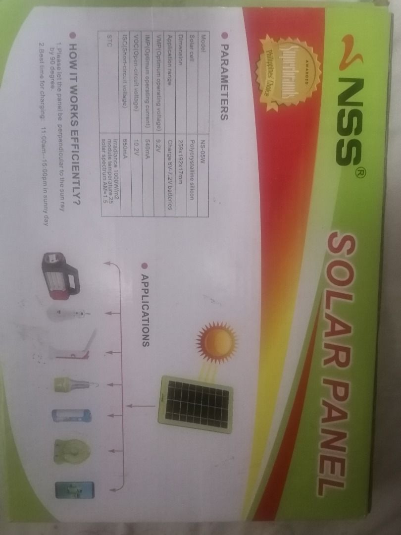 Solar Panel phone charger, Mobile Phones & Gadgets, Mobile & Gadget ...