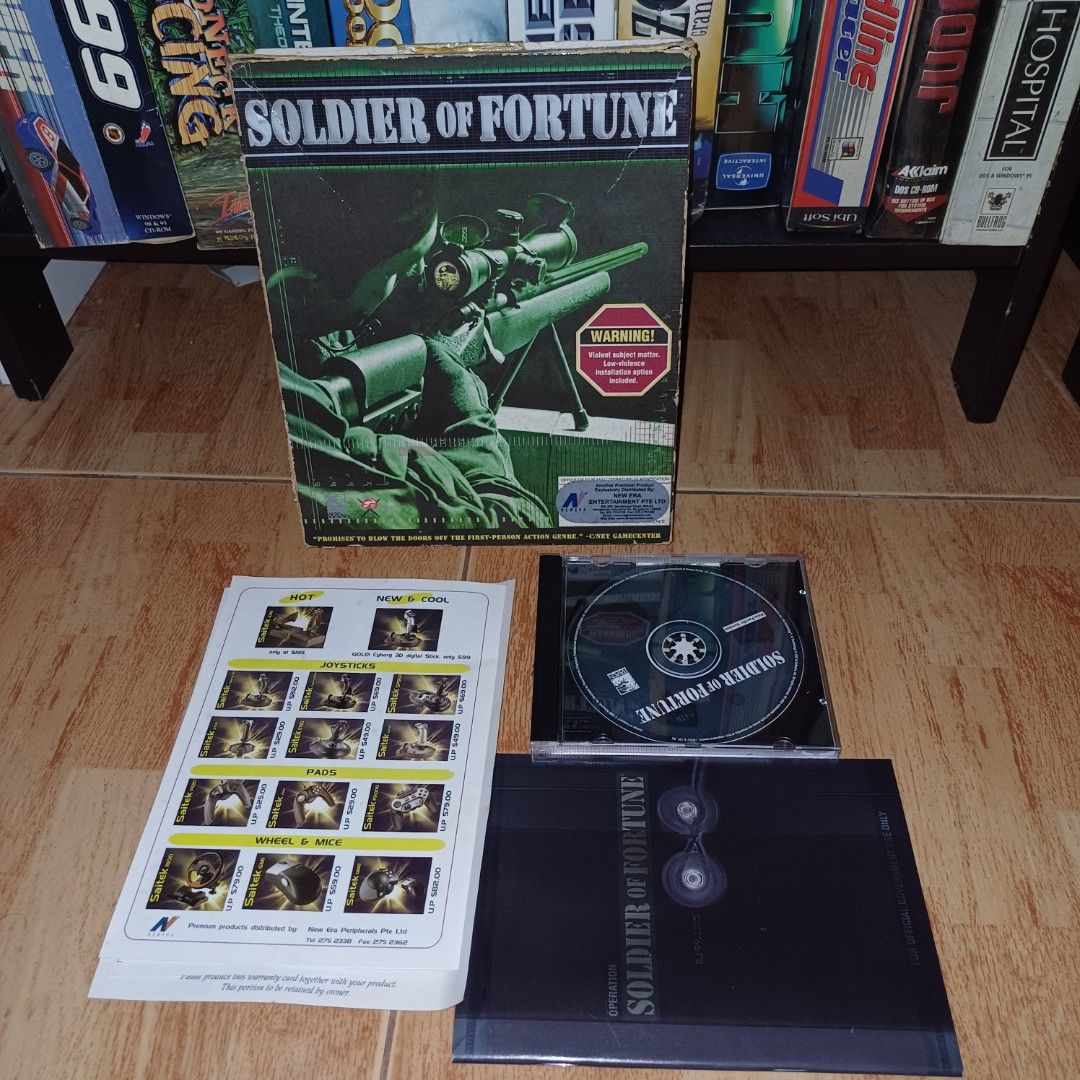 Soldier Of Fortune PC Original Big Box, Video Gaming, Video Games ...
