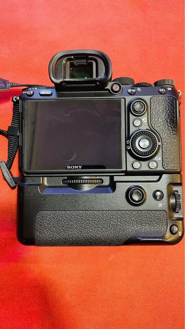 Sony A73, A7III with vertical grip, Photography, Cameras on Carousell