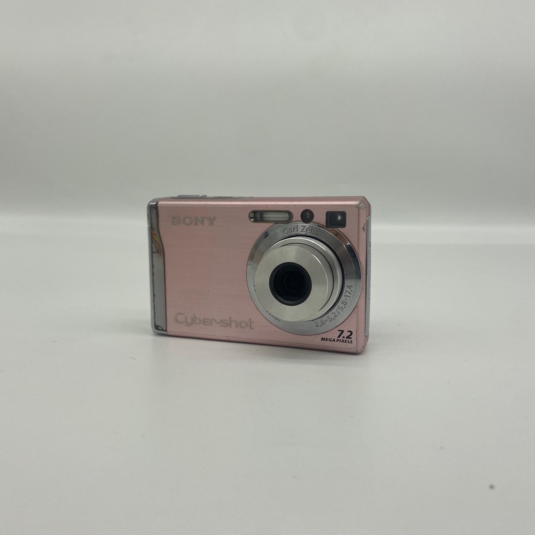 Sony Cybershot DSC W80 Pink Digicam, Photography, Cameras on Carousell