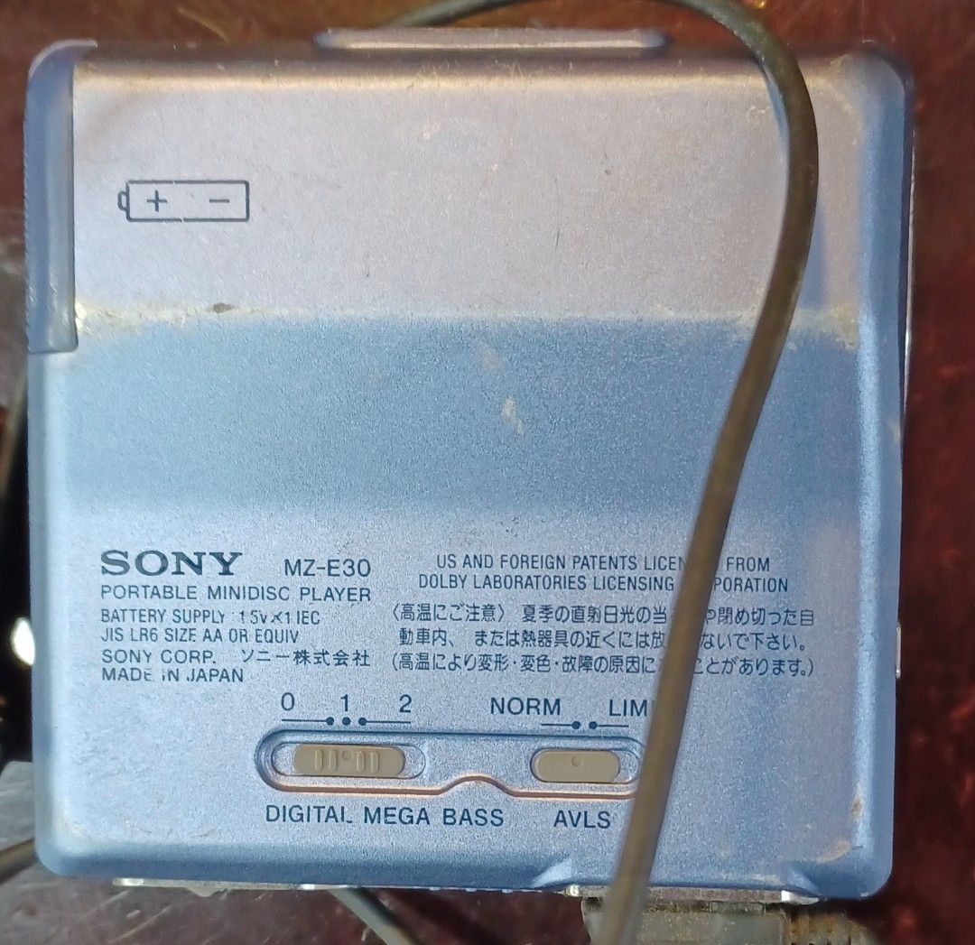 Sony MD機， 有線控制, 音響器材, 音樂播放裝置 MP3及CD Player - Carousell