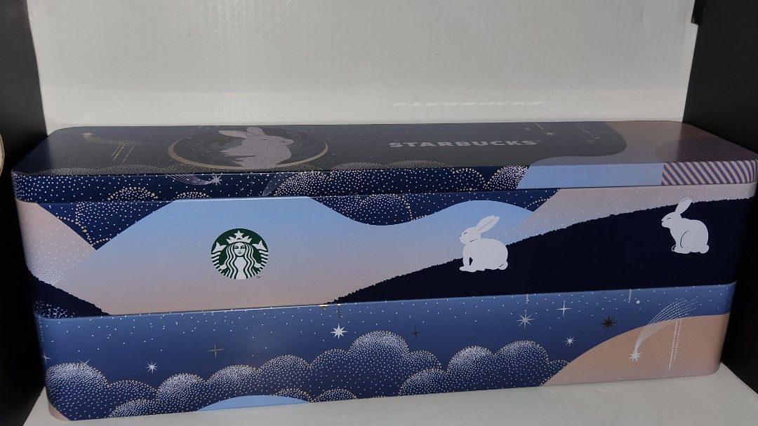 Starbucks compartment tin, Furniture & Home Living, Home Improvement ...
