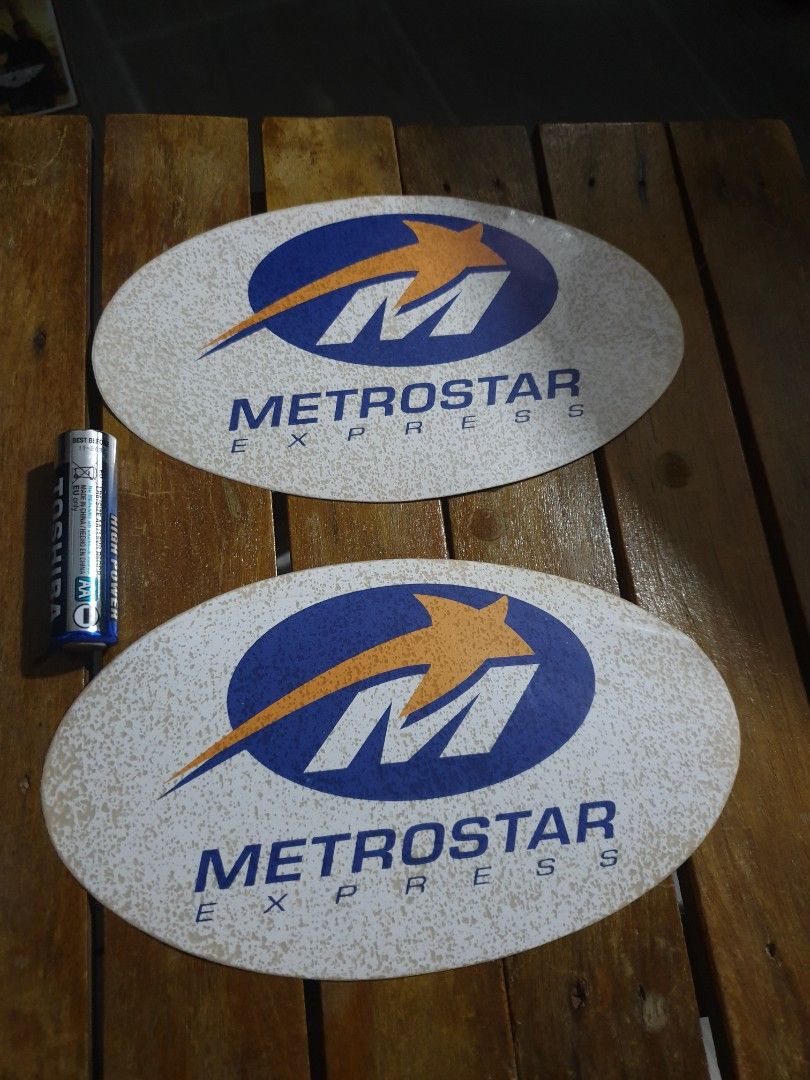 Stickers Metrostar Express MRT decals lrt metro rail transit, Hobbies ...