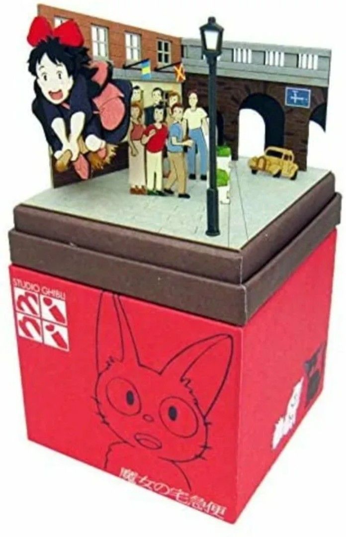 Studio Ghibli x Sankei Mini papercraft kit - Kiki's Delivery Service ...