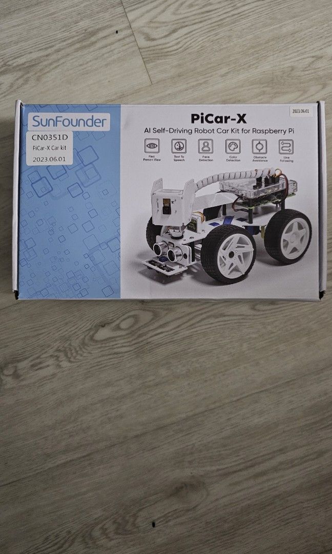 SunFounder Smart Video Robot Car Kit for Raspberry Pi, Computers & Tech ...