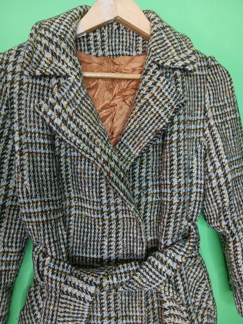 SUSAN LYNN- TWEED TRENCH COAT, Women's Fashion, Coats, Jackets and ...