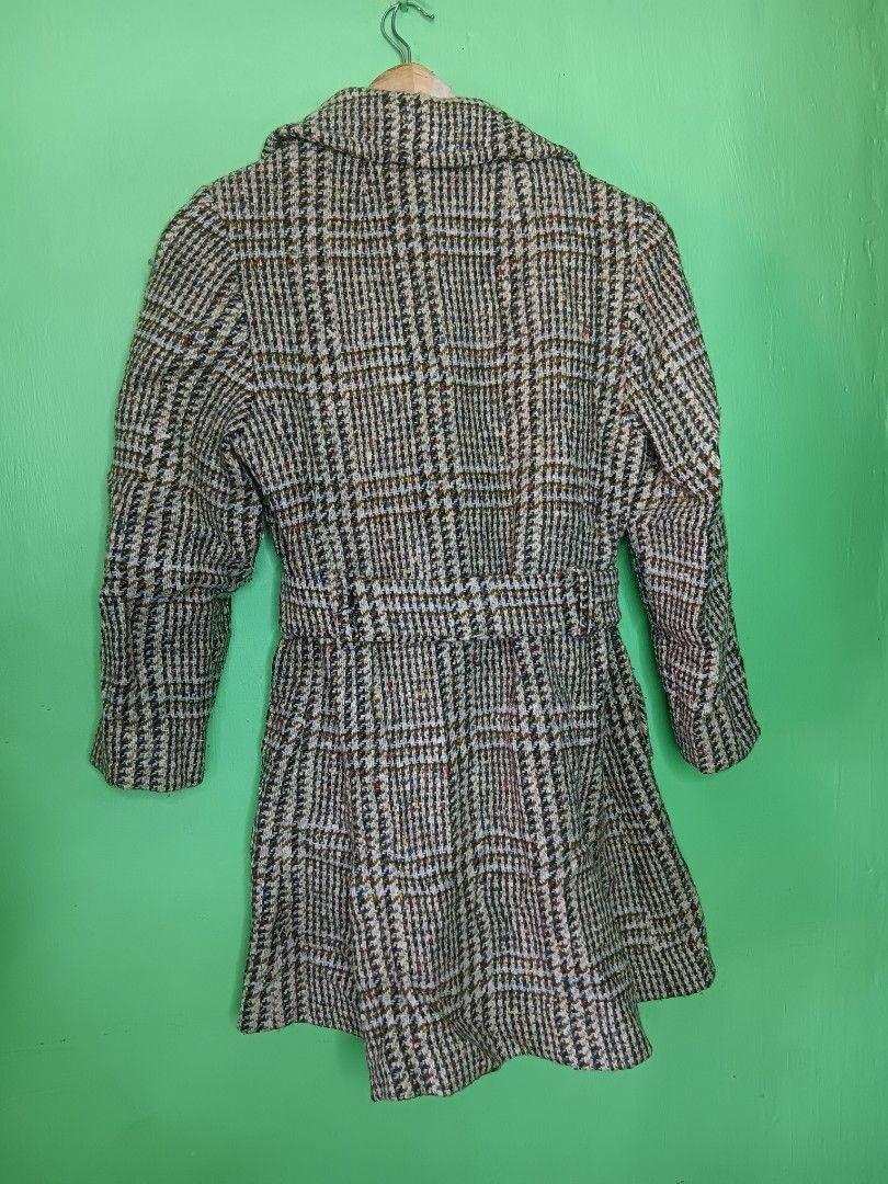 SUSAN LYNN- TWEED TRENCH COAT, Women's Fashion, Coats, Jackets and ...