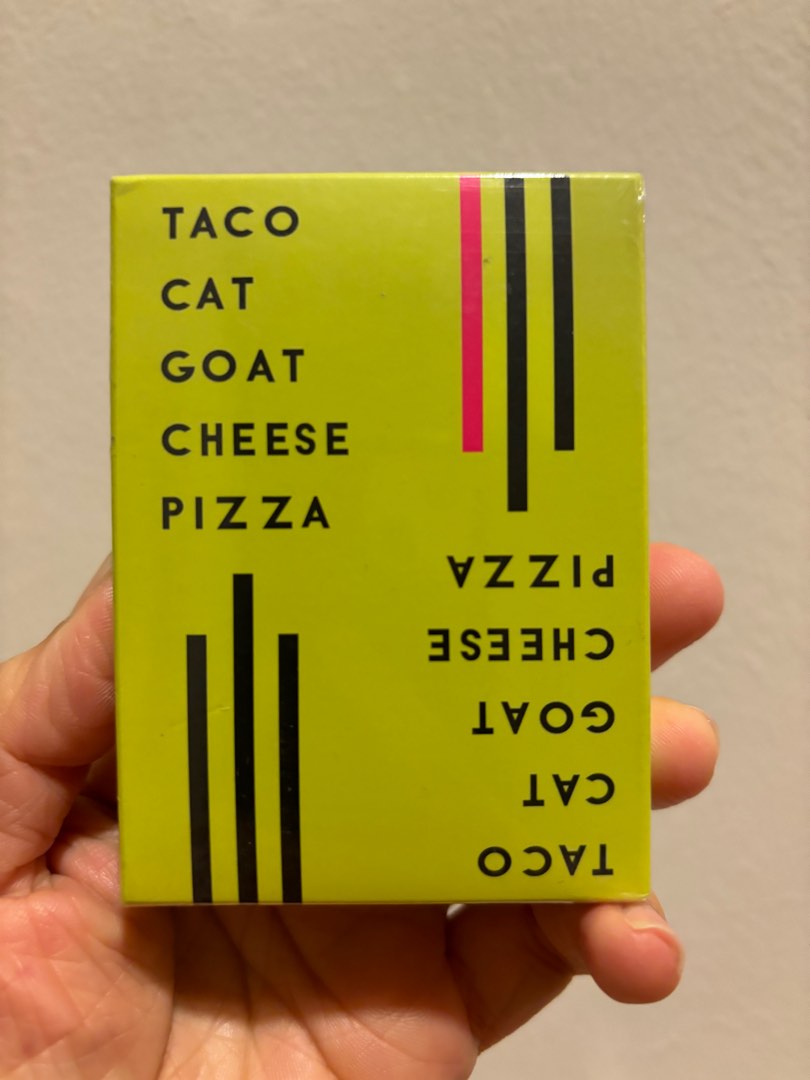 Taco Cat Goat Cheese Pizza - Card Game, Hobbies & Toys, Toys & Games on ...