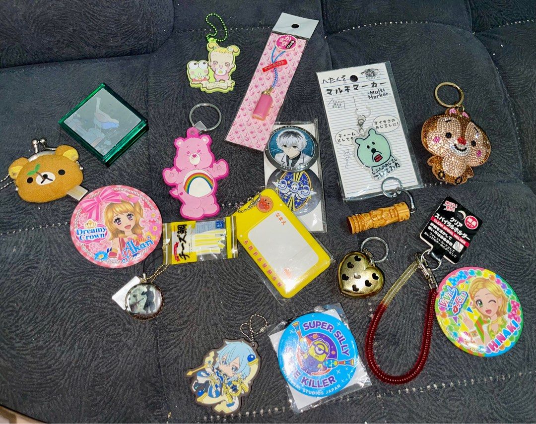 Take all japan keychains pins, Hobbies & Toys, Memorabilia ...