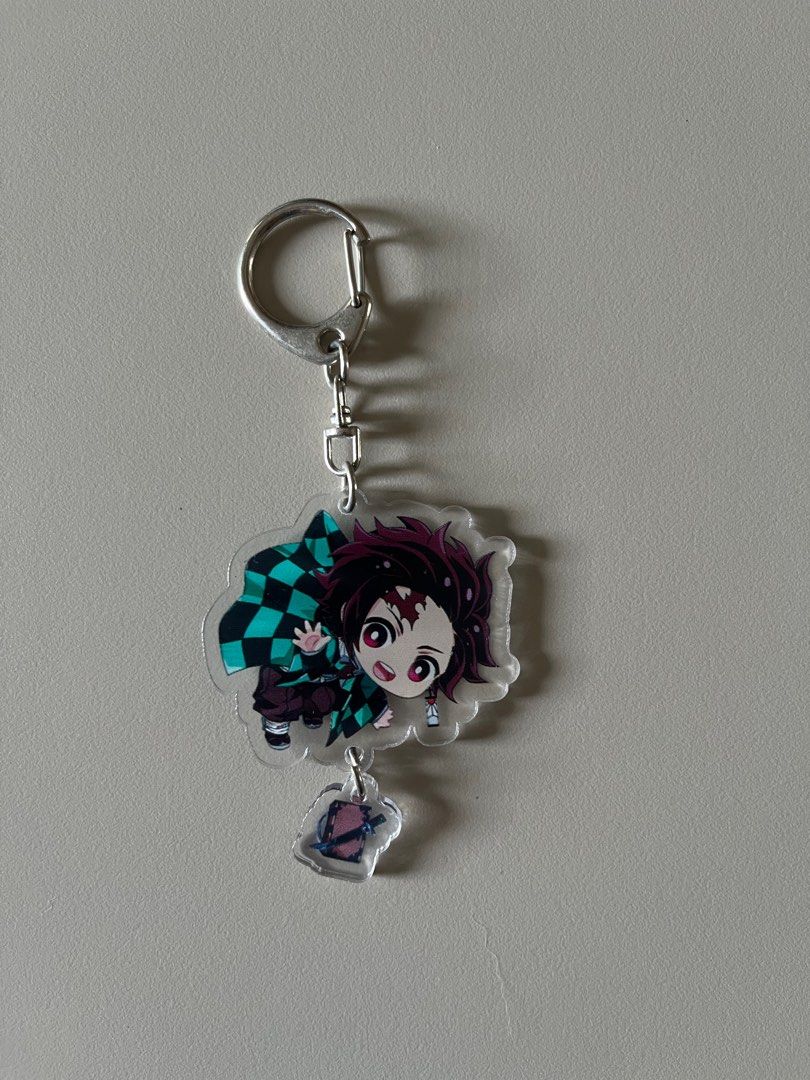 Tanjiro keychain demon slayer, Hobbies & Toys, Memorabilia ...