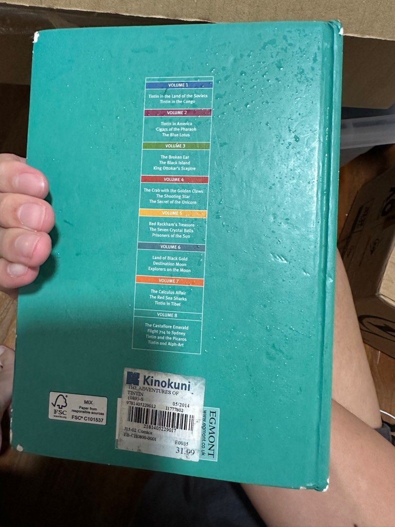 TinTin comics volume 8, Hobbies & Toys, Books & Magazines, Comics ...