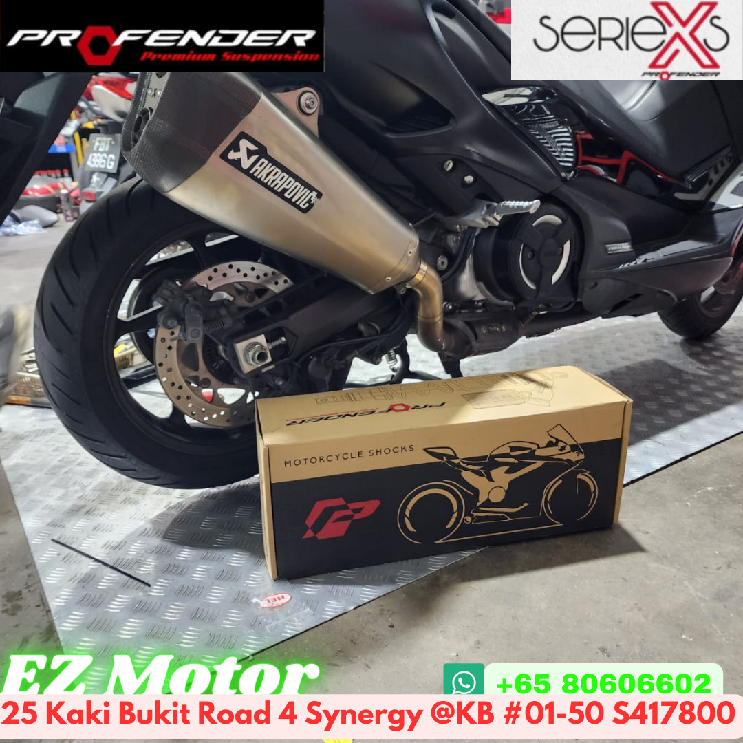 Tmax 560 (2022-) Profender X Series Suspension, Motorcycles, Motorcycle Accessories on Carousell