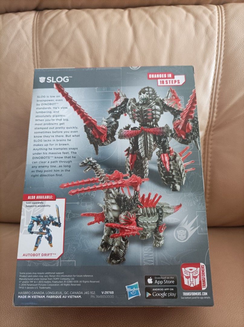 Transformers AOE Slog G1 Colour, Hobbies & Toys, Toys & Games on Carousell