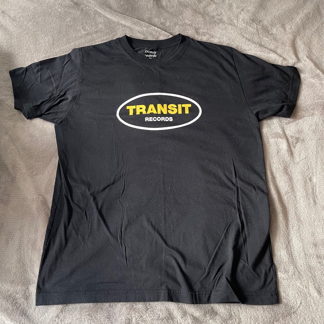 Transit Records graphic Shirt in Black, Men's Fashion, Tops & Sets ...