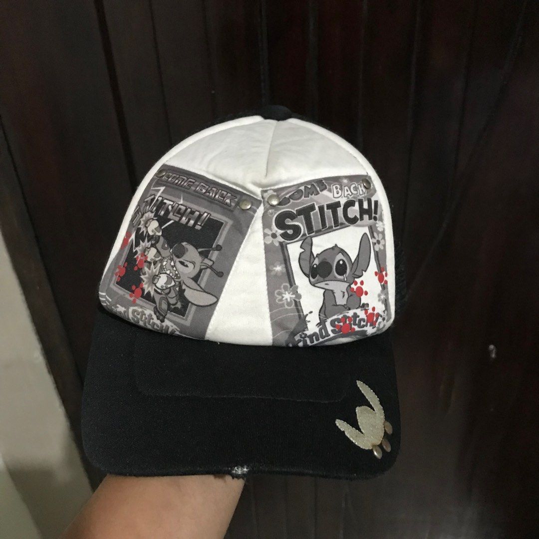 TRUCKER CAP STITCH, Fesyen Pria, Aksesoris, Topi di Carousell