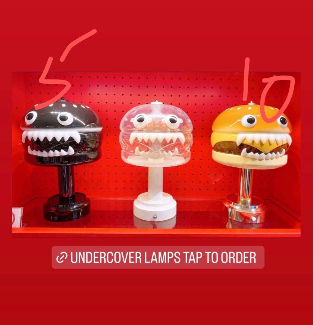Undercover Hamburger Lamp, Hobbies & Toys, Toys & Games on Carousell