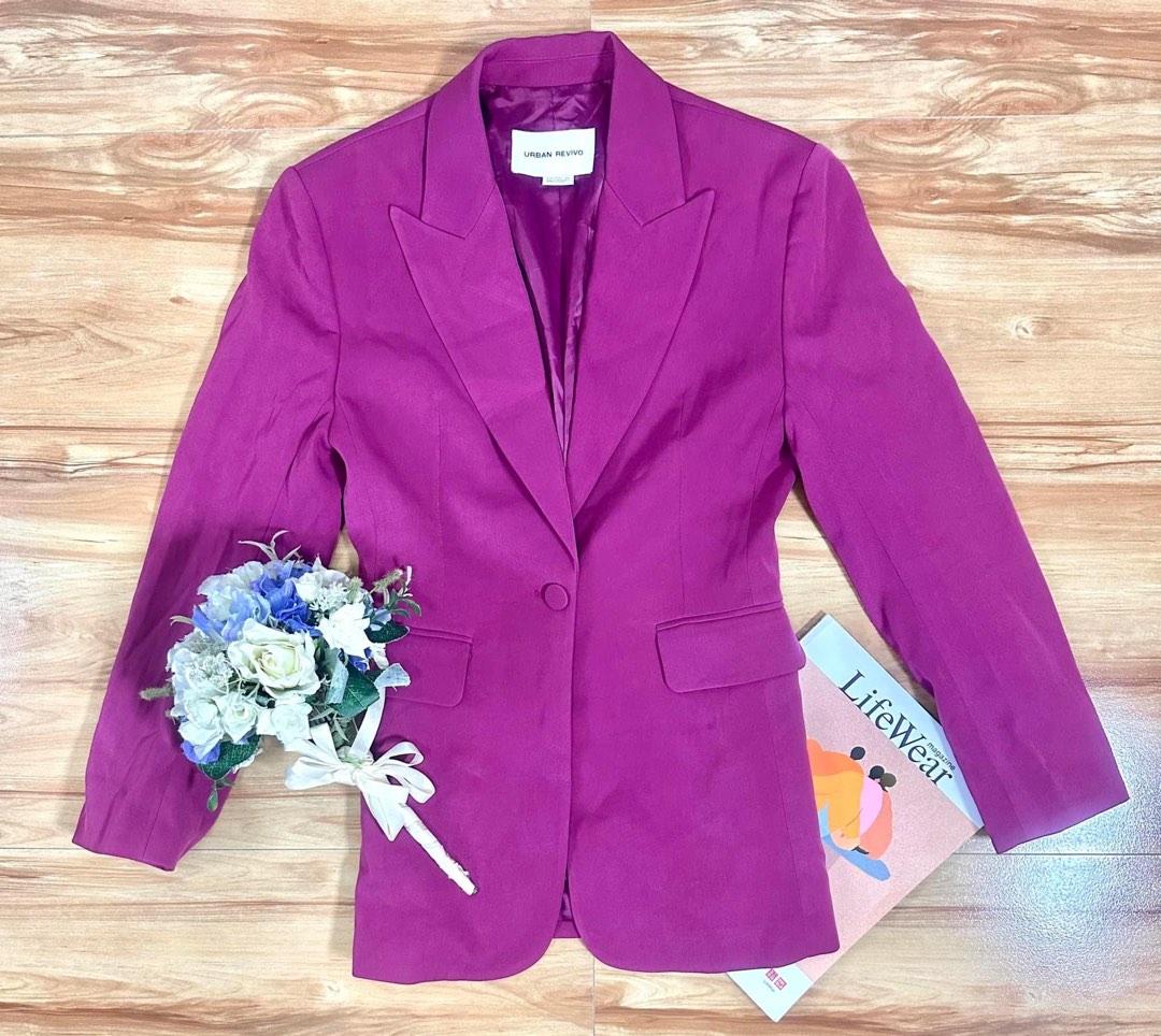 Urban Revivo HQ blazer, Women's Fashion, Coats, Jackets and Outerwear ...