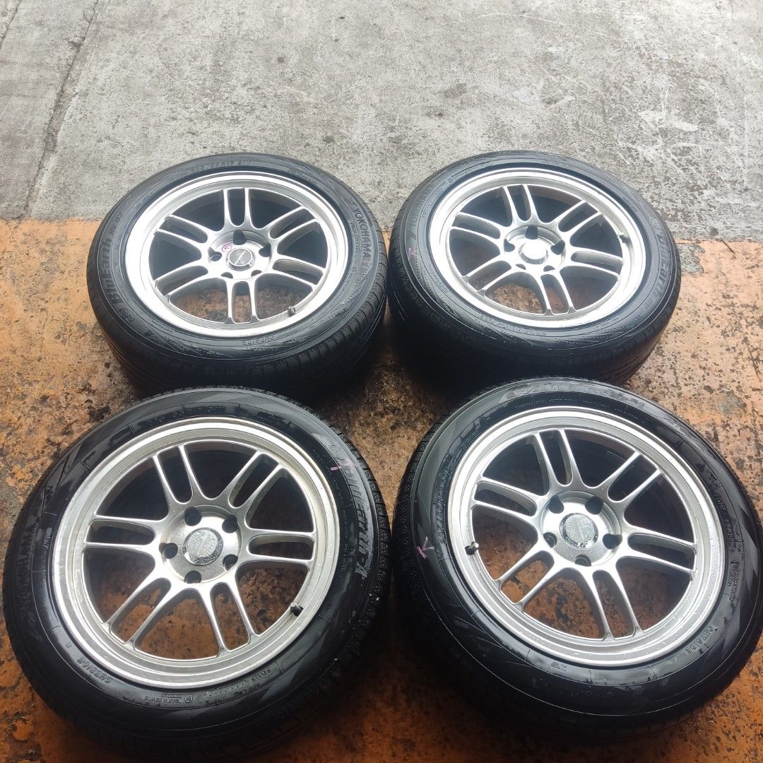 Used Sports Rims with tyres, Car Accessories, Tyres & Rims on Carousell