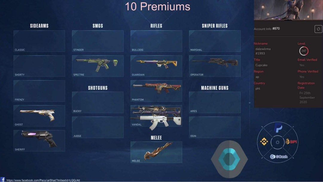 Valorant Accounts, Video Gaming, Video Games, Others on Carousell