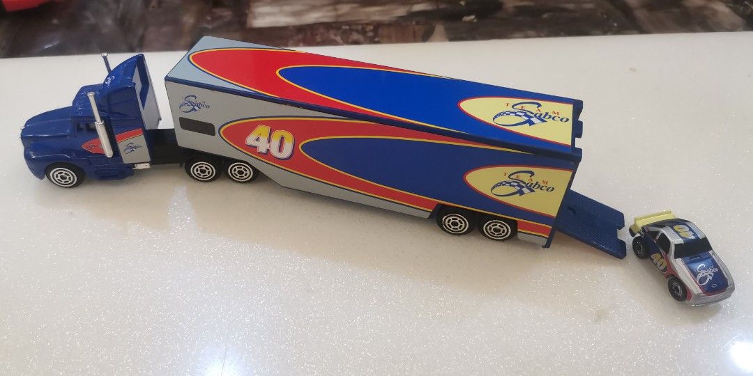 vintage 1992 racing champions team sabco transporter, Hobbies & Toys ...
