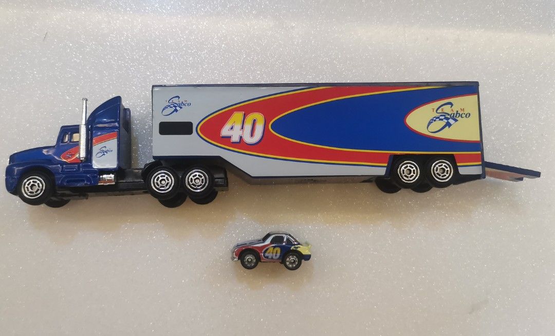 vintage 1992 racing champions team sabco transporter, Hobbies & Toys ...