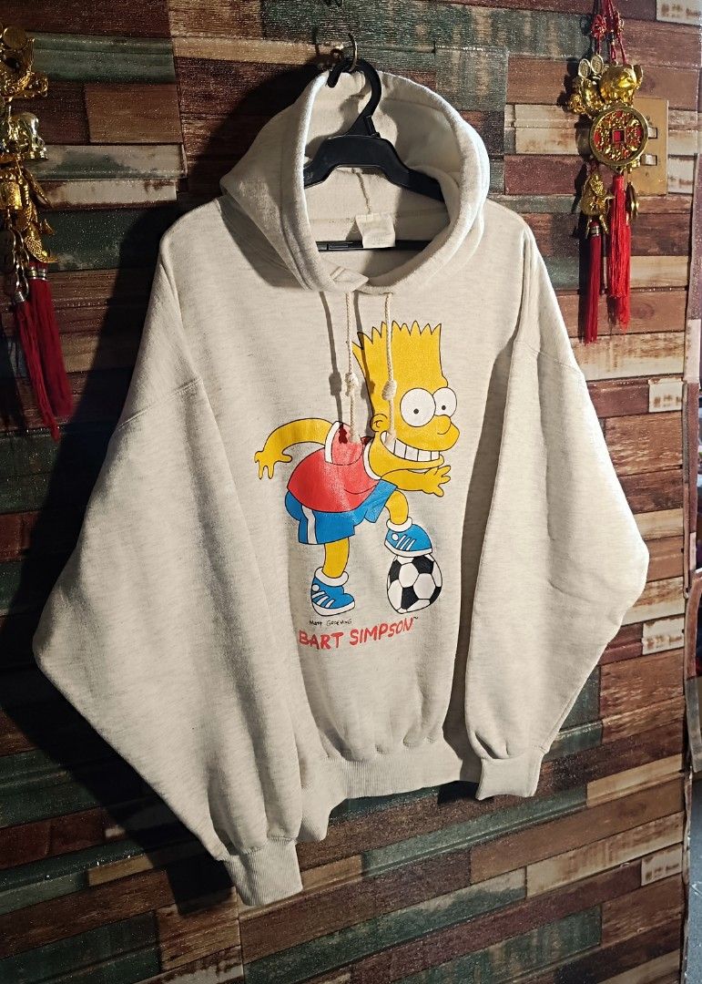 Vintage 1994 " The Simpsons " Bart Simpsons Solo Hoodie Jacket, Men's ...
