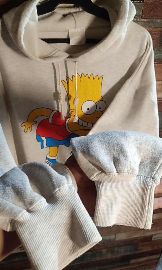 Vintage 1994 " The Simpsons " Bart Simpsons Solo Hoodie Jacket, Men's ...