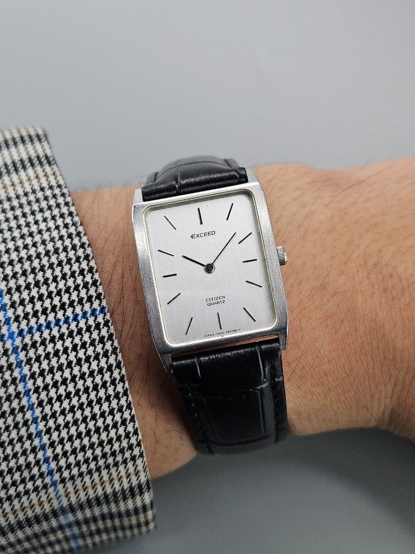 Vintage Citizen Exceed Tank Watch March 1999, Men's Fashion, Watches ...