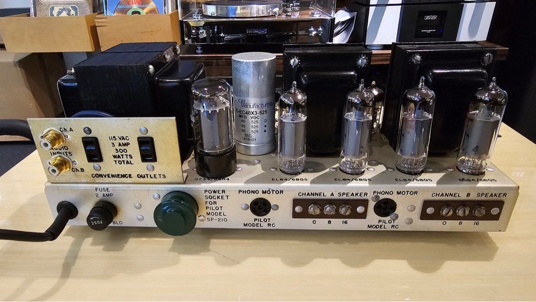Vintage PILOT Stereo Tube Amplifier Model 232, Audio, Other Audio ...