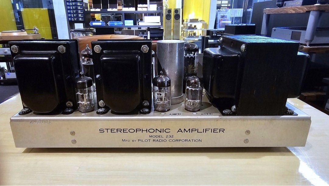 Vintage PILOT Stereo Tube Amplifier Model 232, Audio, Other Audio ...