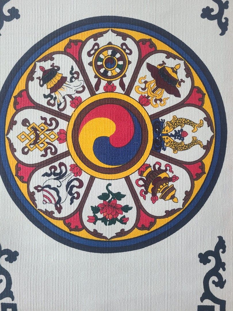 Vintage Tibetan Eight Lucky Signs Wall Art- Set of 2, Hobbies & Toys ...