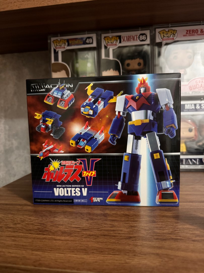 Voltes V Action Toys MINI ACTION FIGURE Separable and Combinable Robot ...