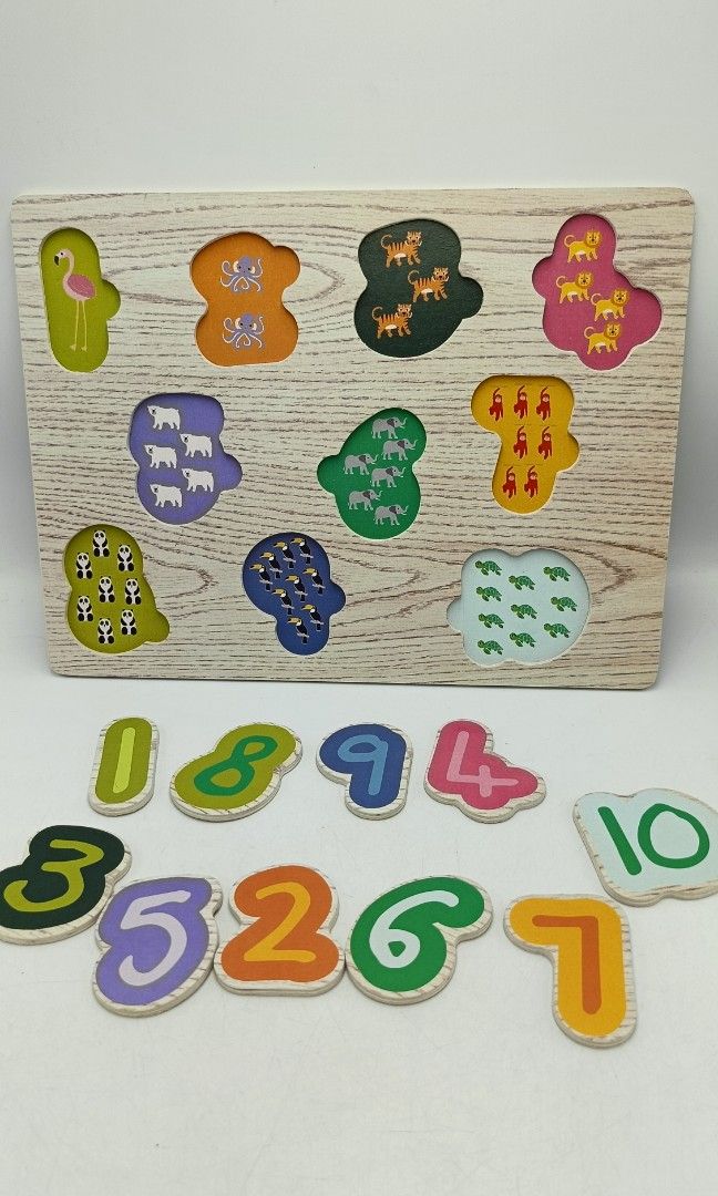 Wilko Number & Counting Puzzle (A08), Hobbies & Toys, Toys & Games on ...