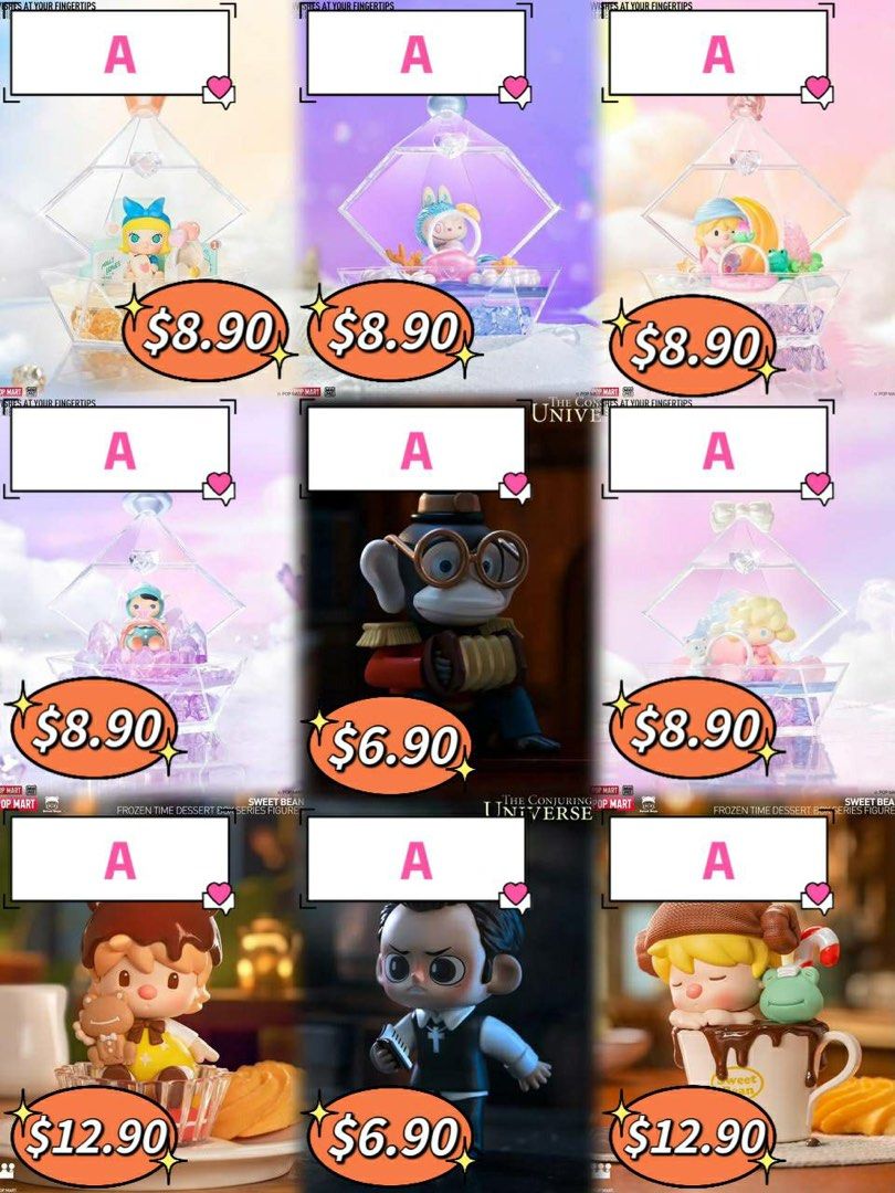 WTS Popmart Dimoo/ Disney / Space Molly / Pino Jelly / Skullpanda ...