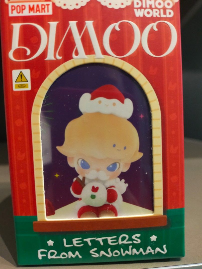 WTS Popmart Dimoo Letters from Snowman, Hobbies & Toys, Toys & Games on ...