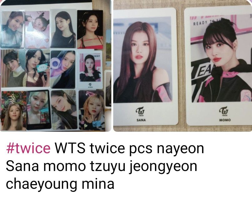 WTS twice pcs nayeon Sana momo tzuyu jeongyeon chaeyoung mina circuit ready to be Japan yes or ...