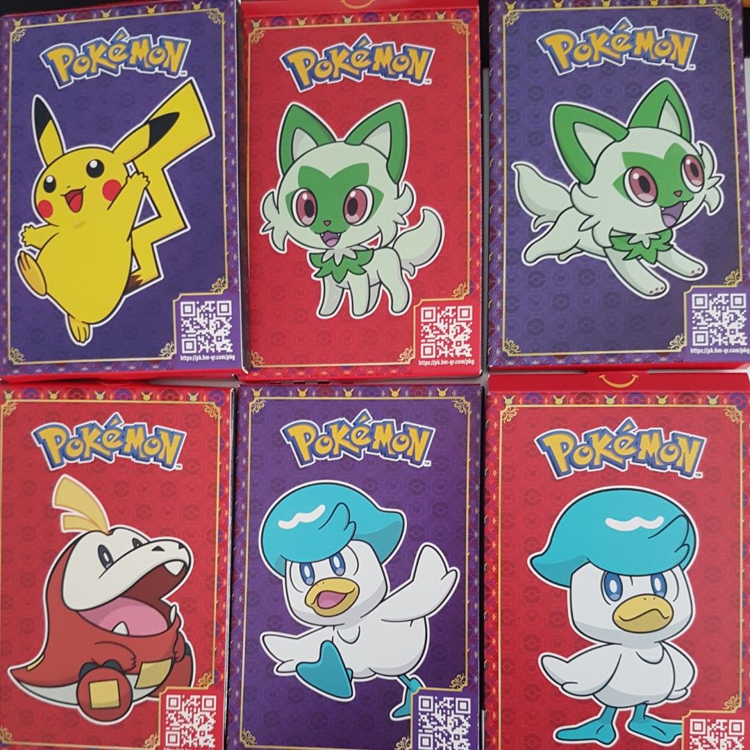 WTT pokemon macdonalds tcg box and token, Hobbies & Toys, Toys & Games ...