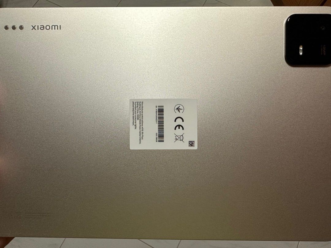 Xiaomi Pad 6 Gold 256GB, Mobile Phones & Gadgets, Tablets, Android on ...