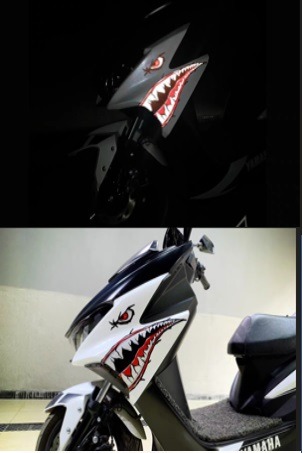 Yamaha N Max sticker, Motorcycles, Motorcycle Apparel on Carousell