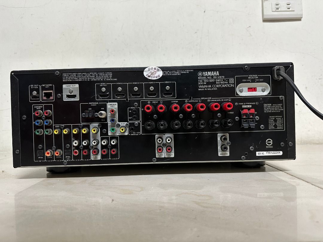 YAMAHA RX V673 收音劇院 7.2環繞擴大機 3D 4K藍光 /HDMI 有原廠遙控器.按鍵靈敏, 耳機及錄音音訊設備, 音樂播放 ...