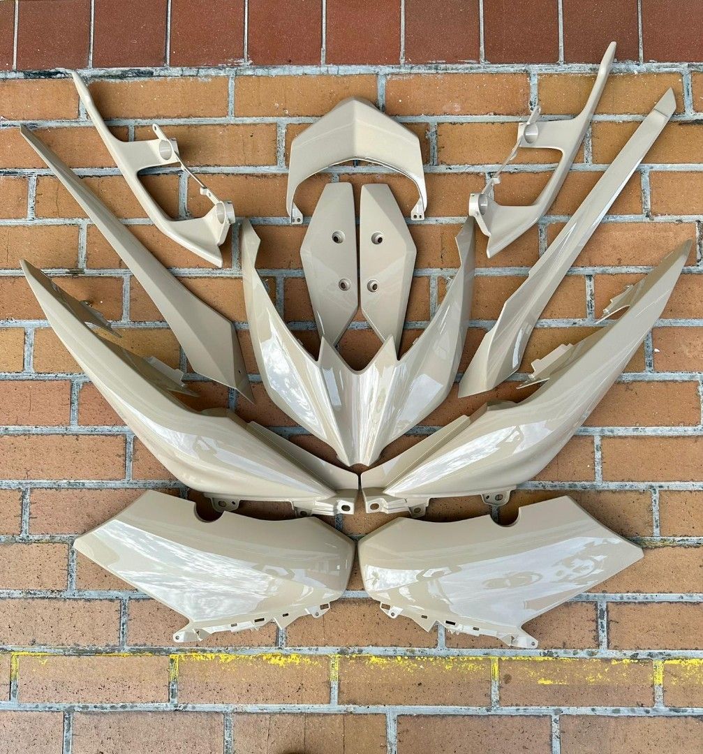 Yamaha Xmax Original Custom Mocha Latte 12 pcs Coverset (Instock and ...