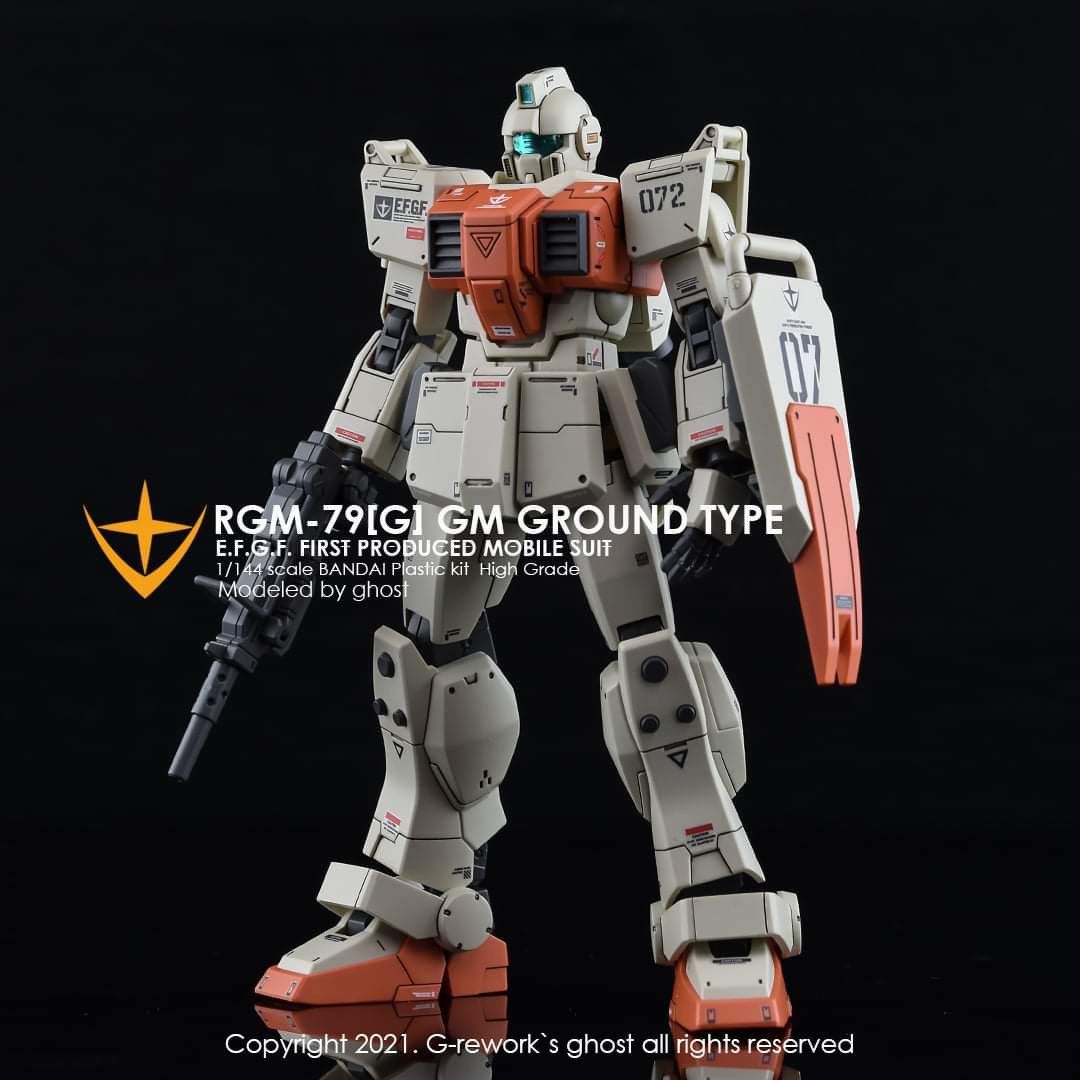 [Yan] HG GM Ground Type RGM-79(G) Gundam (G Rework Ver.) Ghost Custom ...