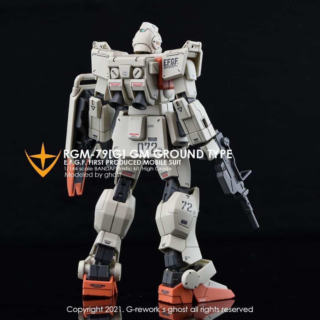[Yan] HG GM Ground Type RGM-79(G) Gundam (G Rework Ver.) Ghost Custom ...