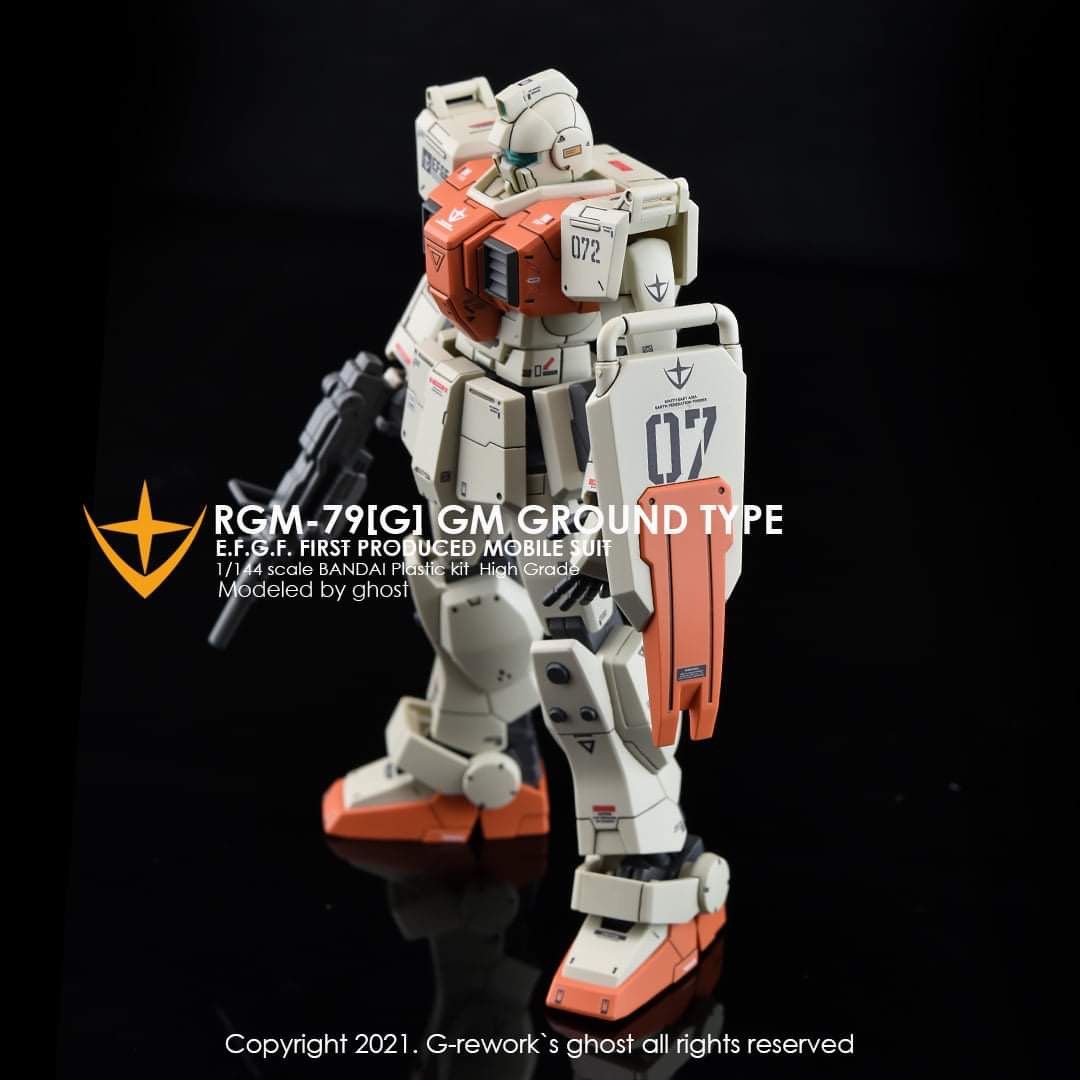 [Yan] HG GM Ground Type RGM-79(G) Gundam (G Rework Ver.) Ghost Custom ...