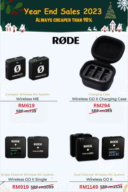 【Year End Sales】RODE Wireless Me/Wireless II Go Charging Case/Wireless ...
