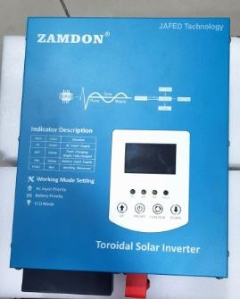 1000W 24V Zamdon Hybrid Offgrid Solar Toroidal Pure Sine Wave Power ...