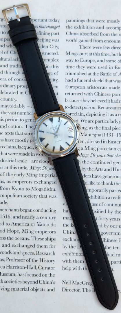 1960s ELIX cal. 23D mens watch, full stainless steel, serviced and in ...