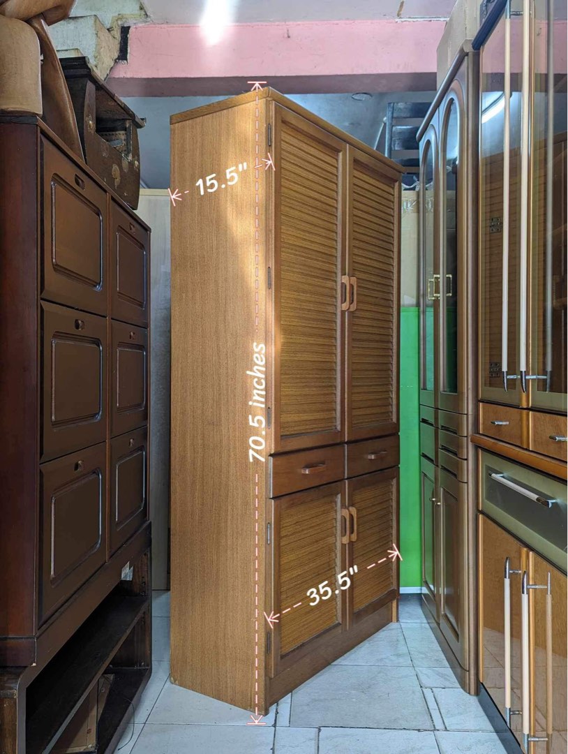 2 wooden Cabinet Japan surplus, Furniture & Home Living, Furniture ...